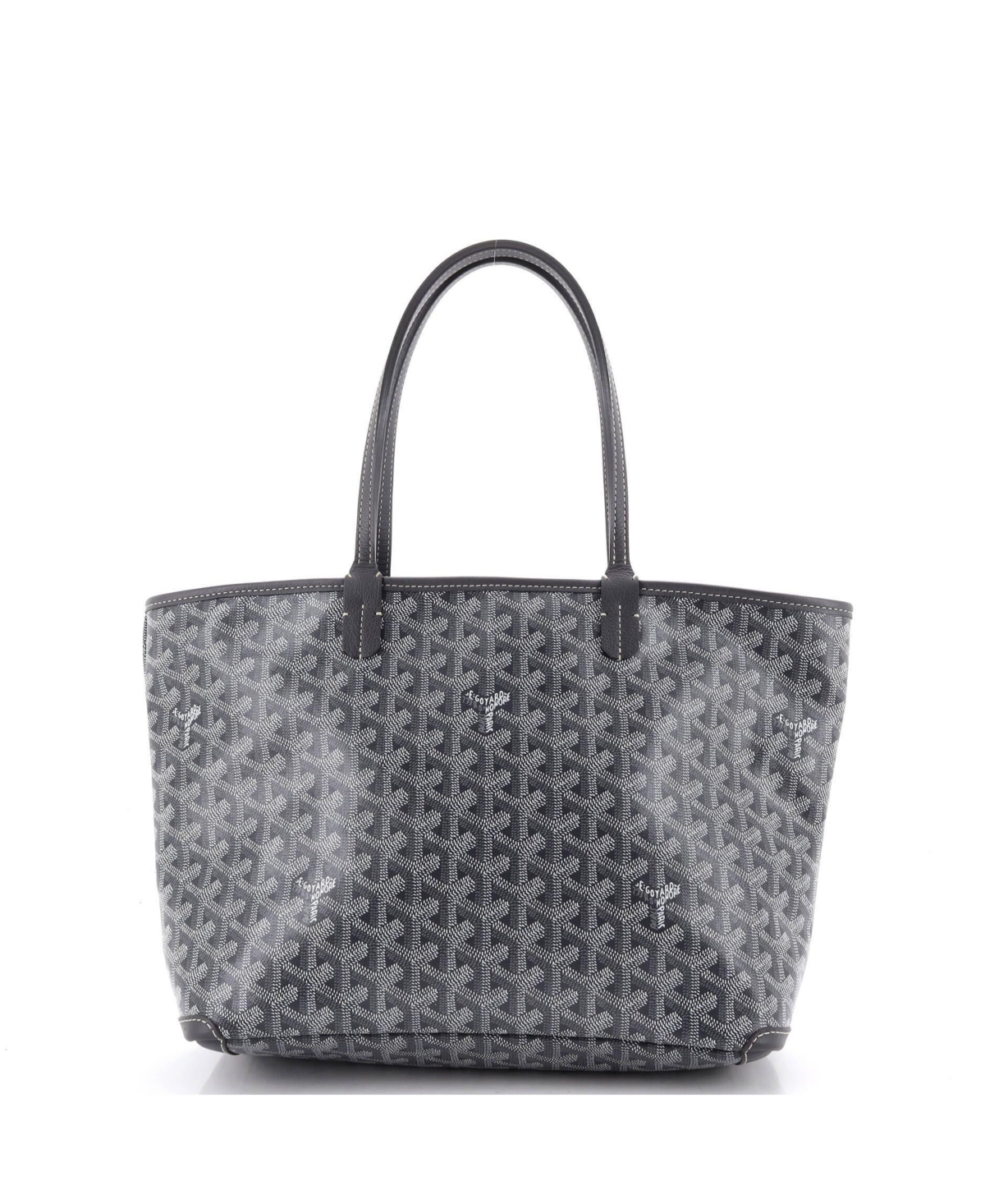 Click here for Pre-Owned Goyard Pm Artois Tote Coated Canvas - Gr... prices
