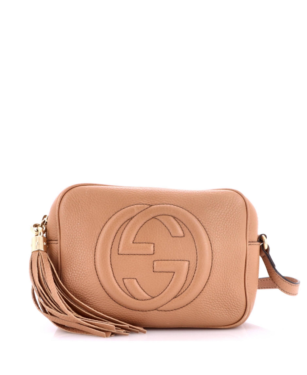 Click here for Pre-Owned Gucci Small Soho Disco Crossbody Bag Lea... prices