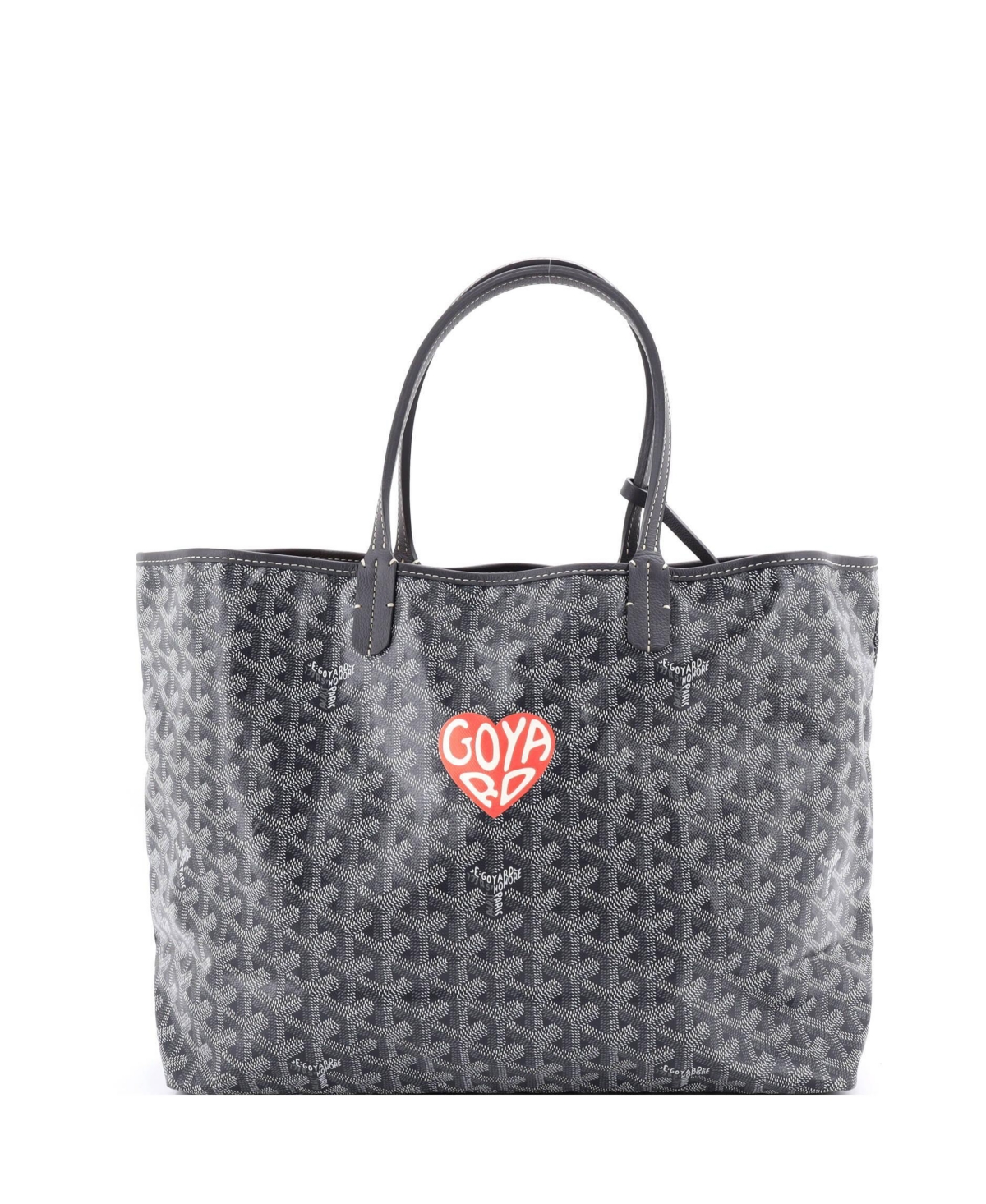 Click here for Pre-Owned Goyard Pm Saint Louis Tote Printed Coate... prices
