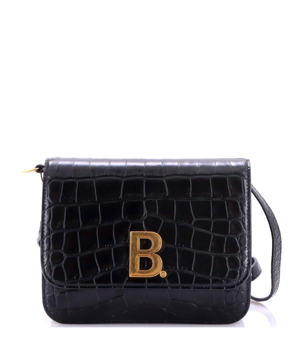 Click here for Pre-Owned Balenciaga Small B. Dot Flap Bag Embosse... prices