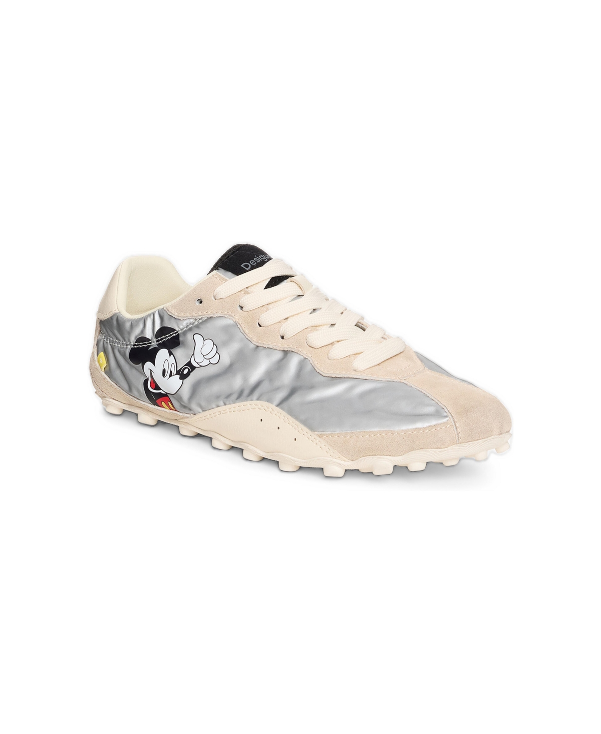 Click here for Desigual Womens printed disney sneakers - Dark sil... prices