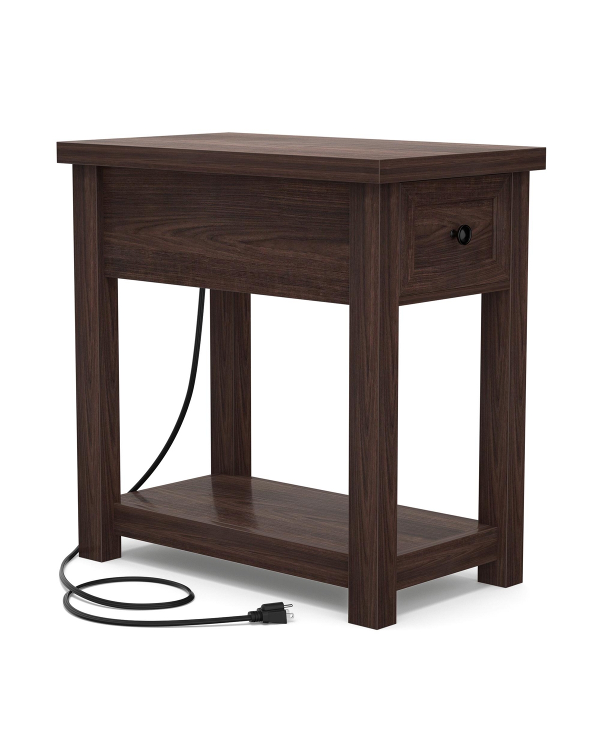 Click here for Aheaplus Wooden Farmhouse End Table with Charging... prices