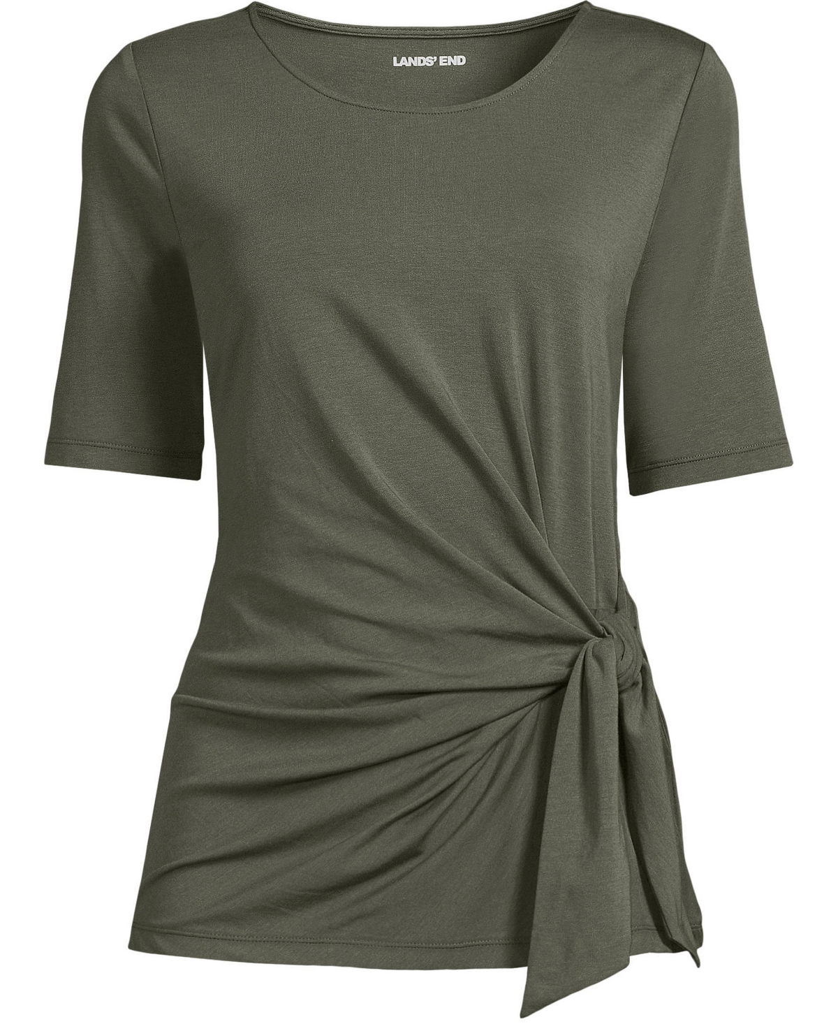 Click here for Lands End Womens Plus Size Lightweight Jersey Tie... prices