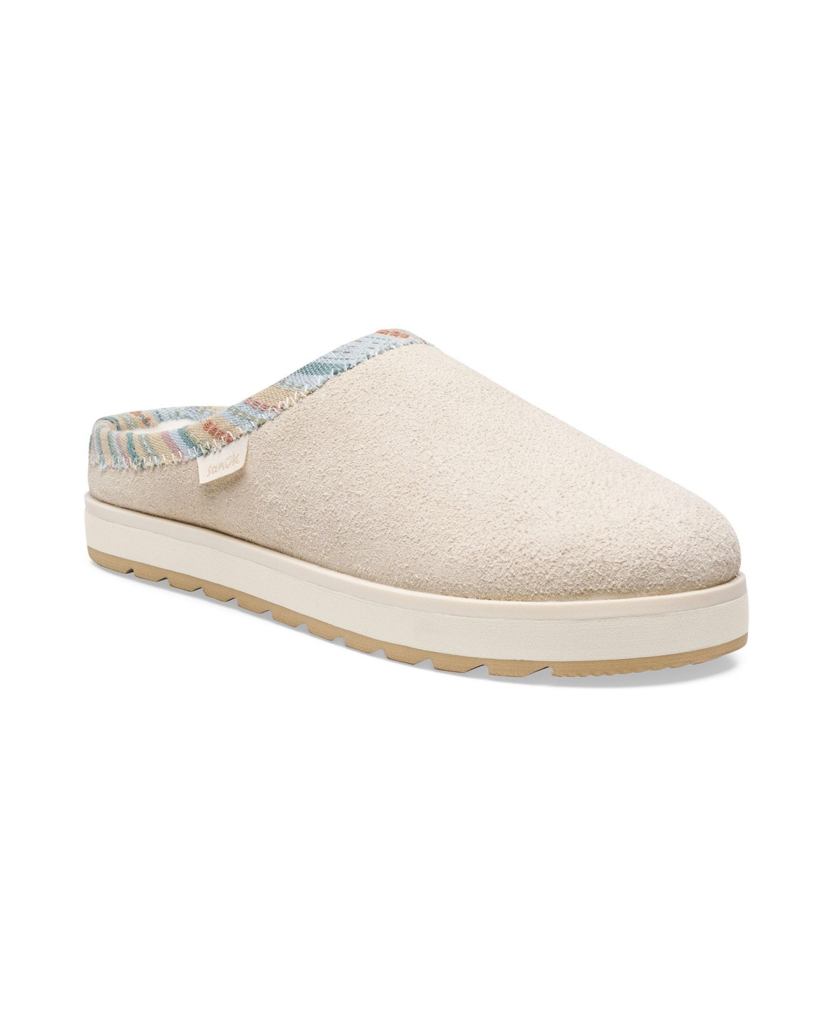 Click here for Sanuk Womens Yoga Cloud Lounger Slippers - Sand su... prices