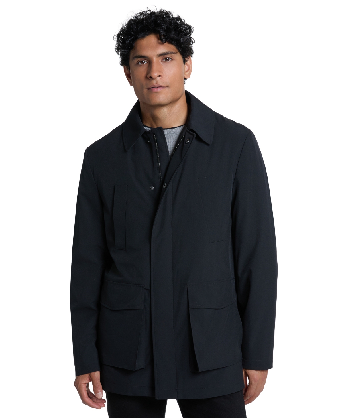 Click here for Ted by Ted Baker Mens Short Modern-Fit Rain Jacket... prices