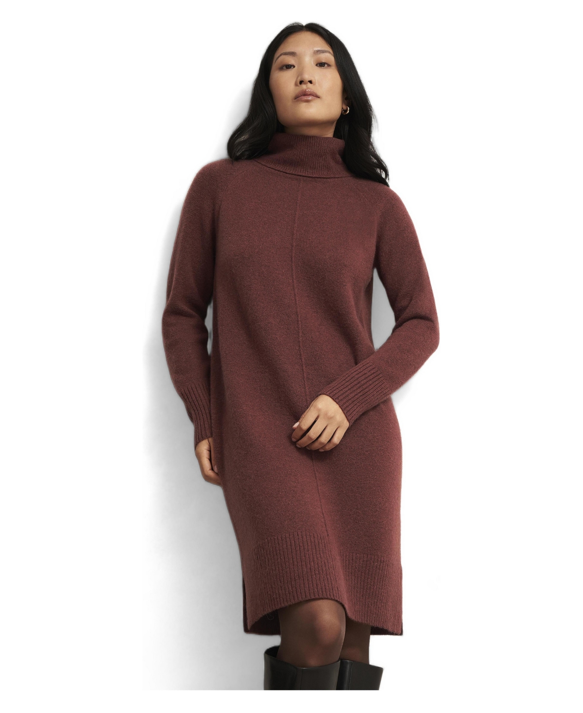 Click here for Hobbs London Womens Nessa Knitted Dress - Cinnamon... prices