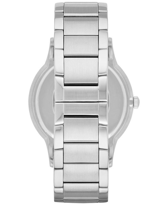 Emporio Armani Men's Stainless Steel Bracelet Watch 43mm AR2514 - Macy's