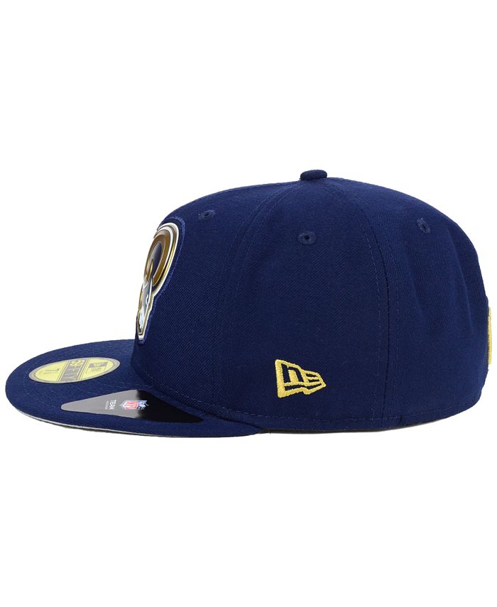 New Era Los Angeles Rams Beveled Team 59FIFTY Cap - Macy's