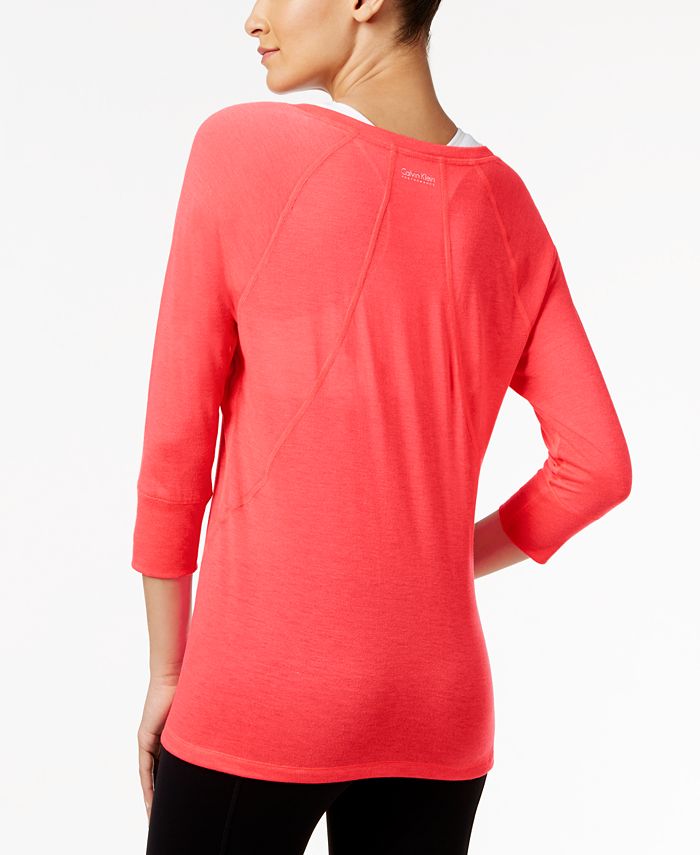 Calvin Klein Long-Sleeve Top - Macy's