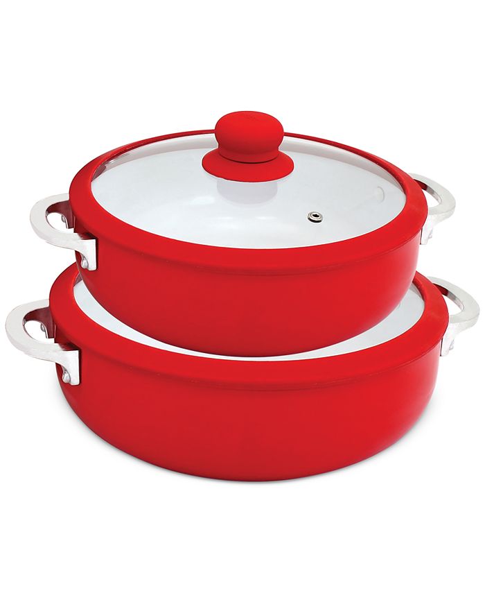 IMUSA 2-Pc. Red Ceramic Caldero Set - Macy's