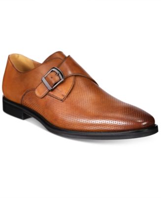 Alfani Men's Rowan Perforated Monk Strap Oxfords, Created for Macy's ...