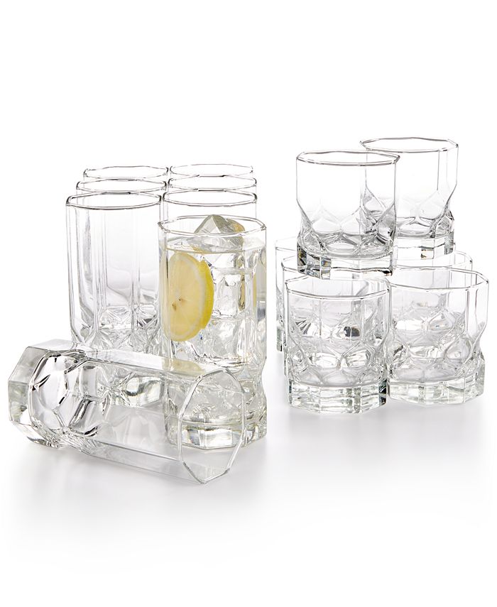 Longchamp Luminarc Topaz 16-Pc. Glassware Set - Macy's