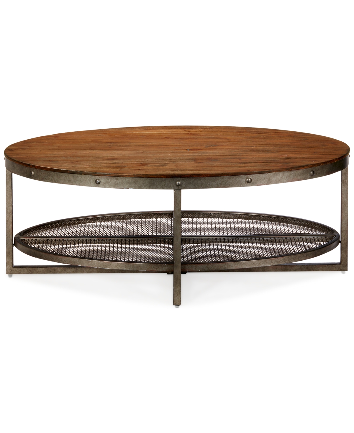 Click here for Beck Coffee Table - Chestnut/Pewter prices