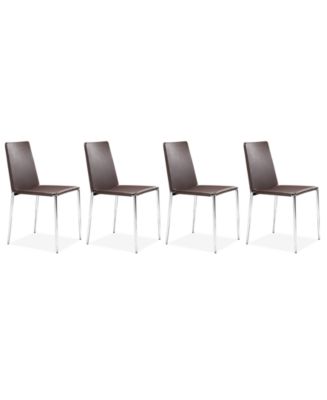 Zuo Alex Dining Chair, Set of 4 - Macy's