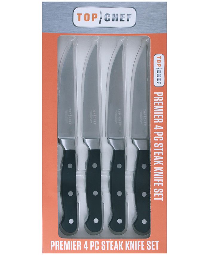 Top Chef 4-Pc. Premier Steak Knife Set - Macy's