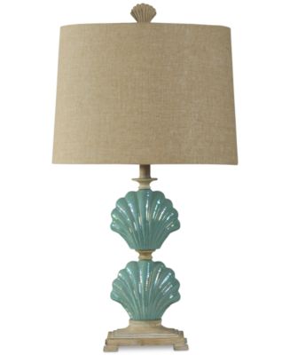 StyleCraft Clam Shells Table Lamp - Macy's
