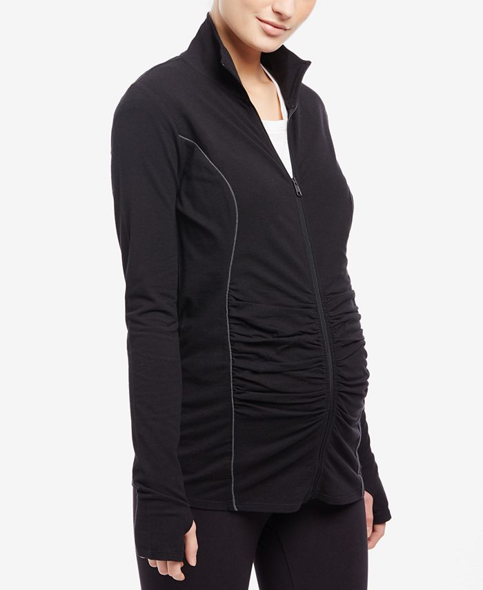 Motherhood Maternity Full-Zip Jacket - Macy's