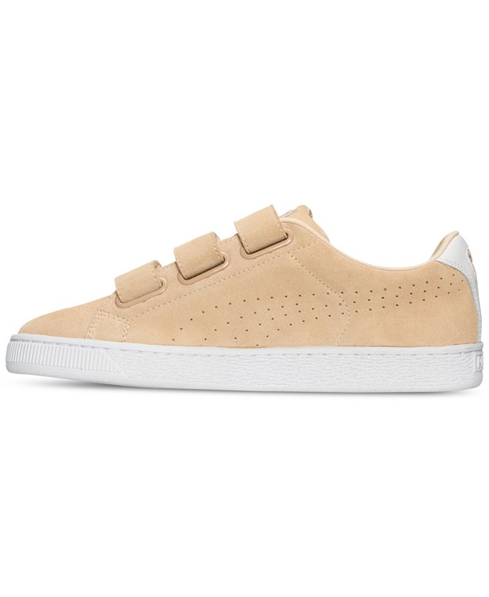 Puma Men's Basket Classic Strap Casual Sneakers from Finish Line - Macy's
