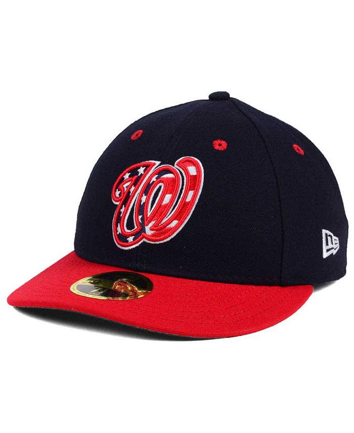 New Era Washington Nationals Low Profile AC Performance 59FIFTY Cap ...