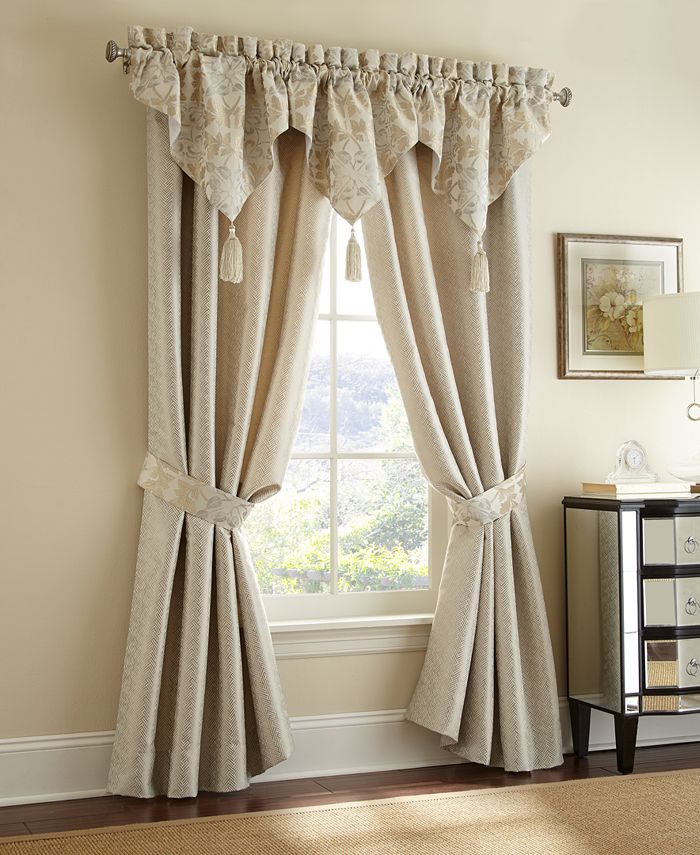 Waterford Olivette 100" x 84" Pole Top Pair Window Panels - Macy's