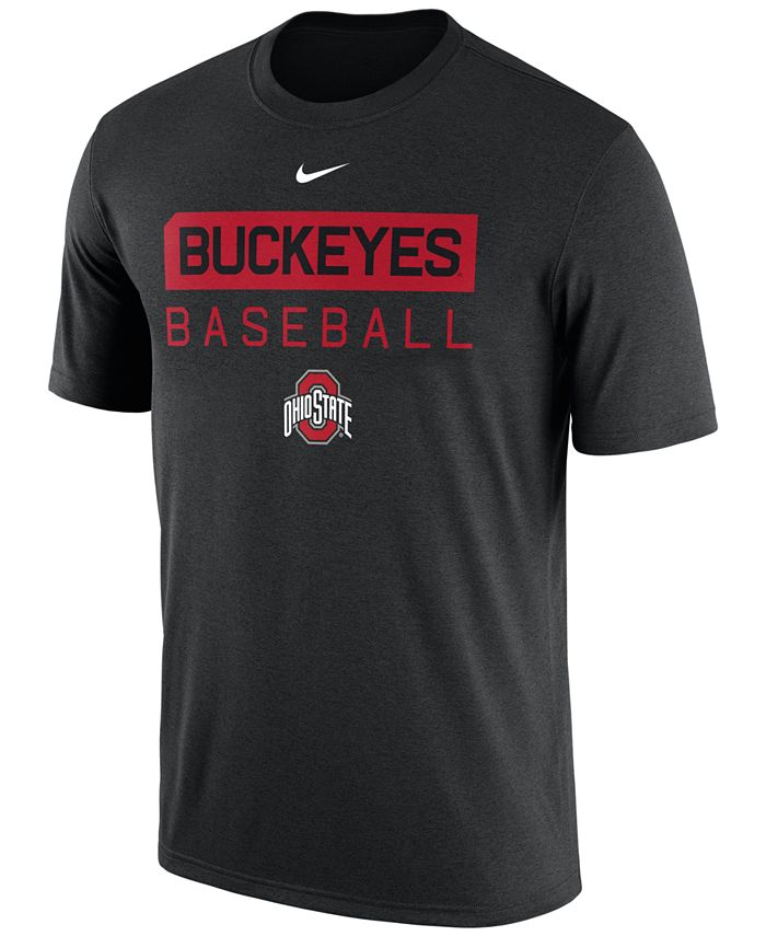 Nike Men's Ohio State Buckeyes Baseball Legend Team Issue T-Shirt - Macy's