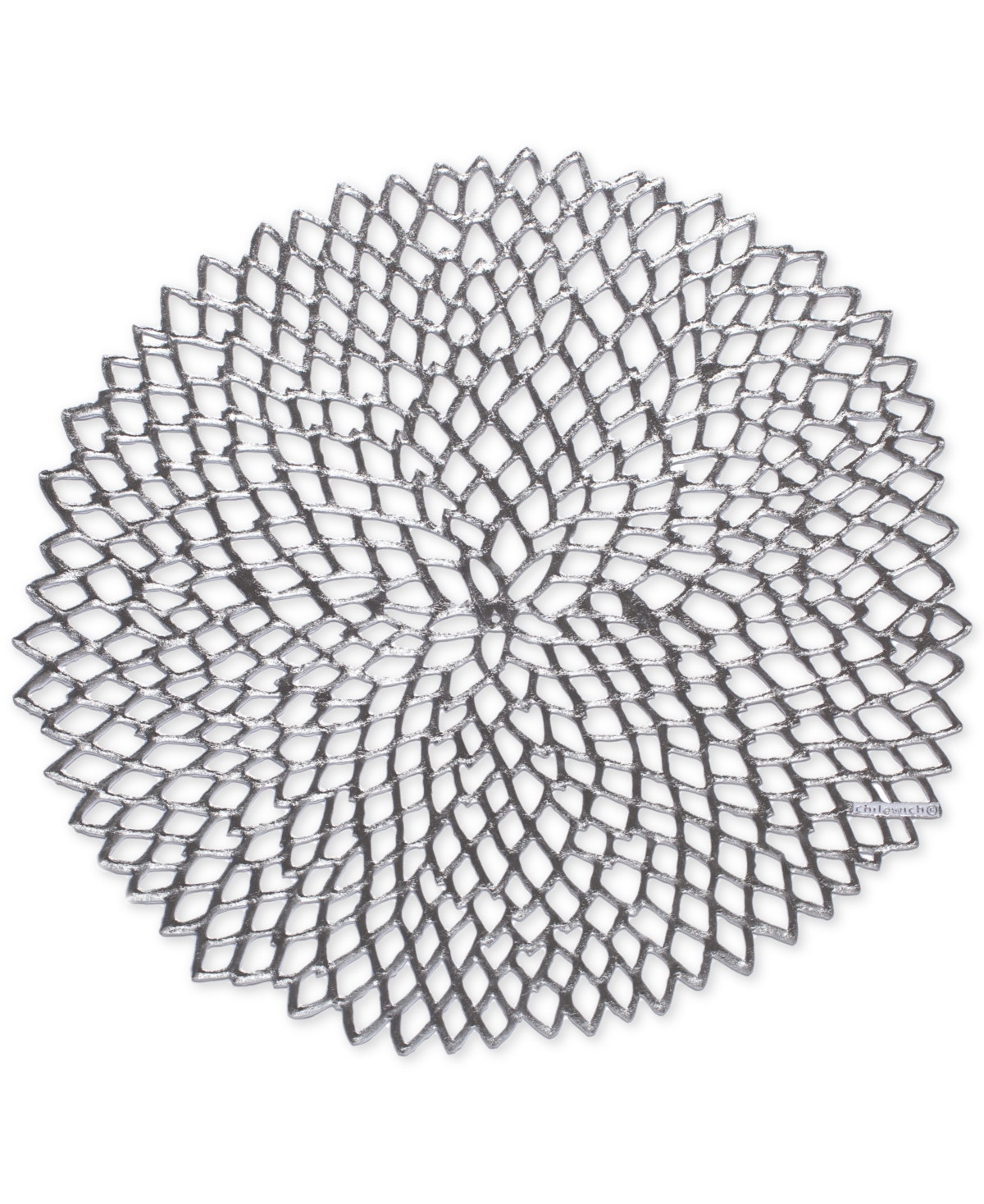 Click here for Chilewich Pressed Dahlia Placemat - SILVER prices