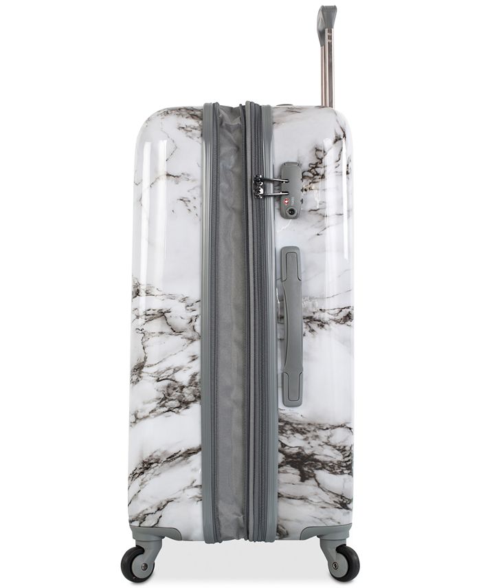Heys Bianco Stone-Print 26" Hardside Spinner Suitcase - Macy's