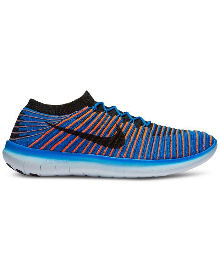 Nike Men's Free Run Motion Flyknit Running Sneakers from Finish Line ...