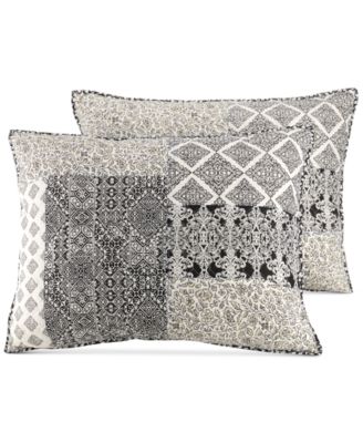 Jessica Simpson Ebony & Ivory Cotton Quilt and Sham Collection - Macy's
