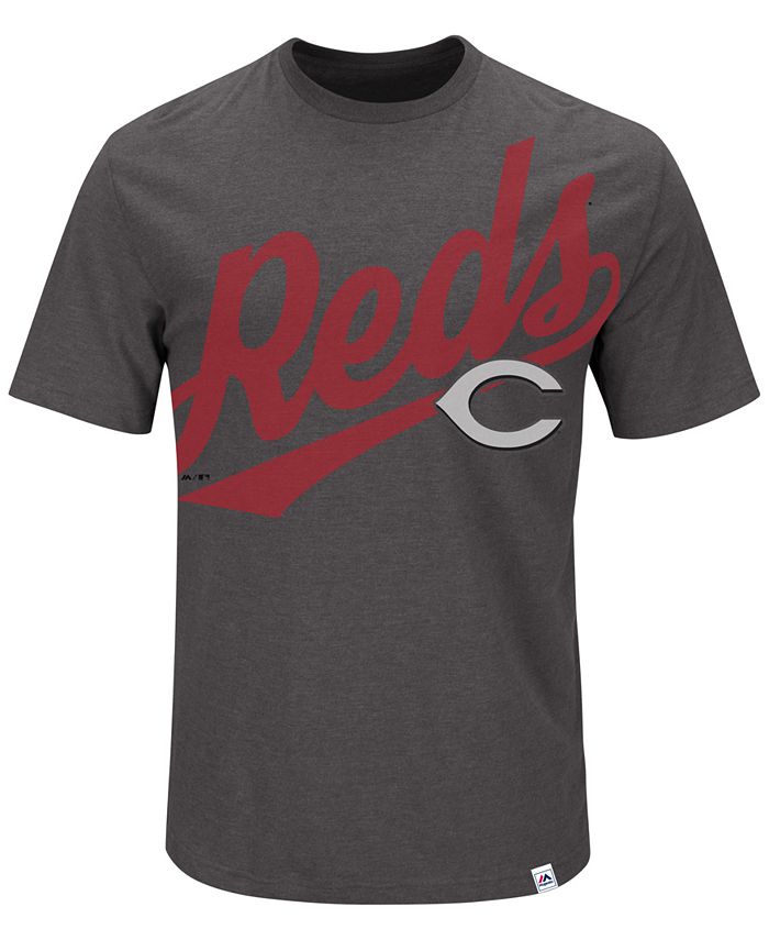 Majestic Men's Cincinnati Reds Super Script T-Shirt - Macy's