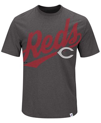 Majestic Men's Cincinnati Reds Super Script T-Shirt - Sports Fan Shop ...