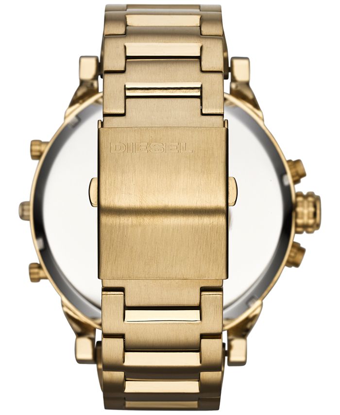 Diesel Men's Mr. Daddy 2.0 Gold-Tone Ion-Plated Stainless Steel ...