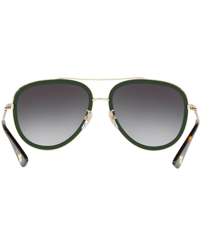 Gucci Gradient Pilot Sunglasses, GG0062S - Macy's