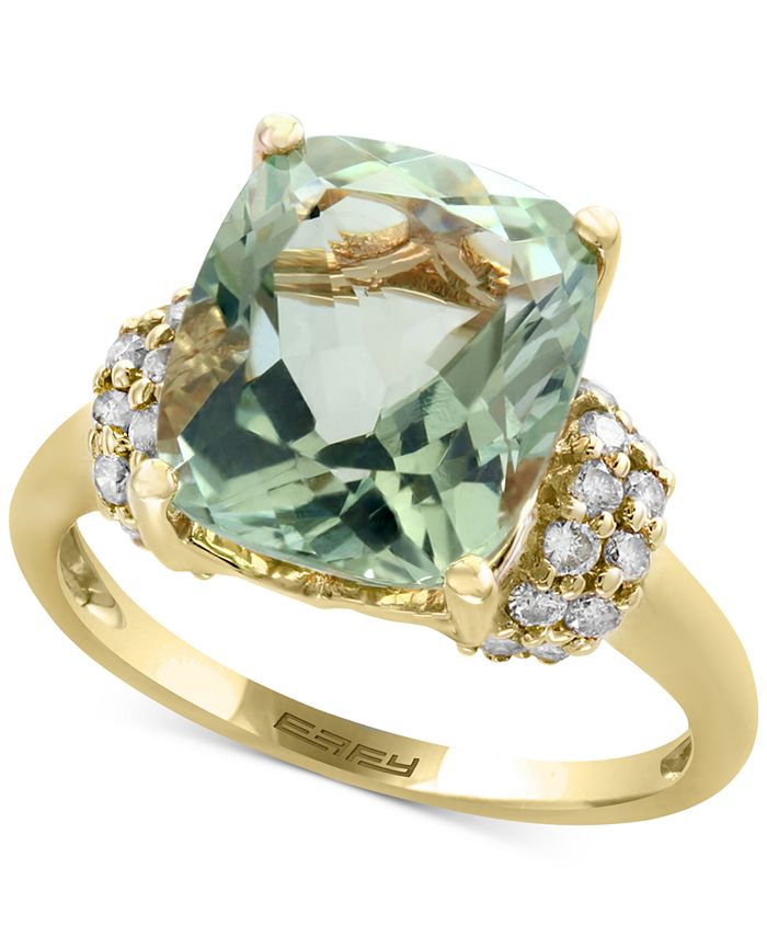 EFFY Collection EFFY® Prasiolite (5-1/4 ct. t.w.) and Diamond (3/8 ct ...