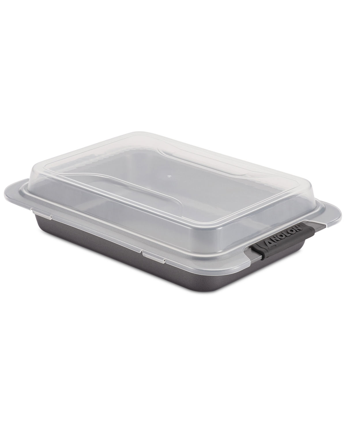 Click here for Anolon Advanced 9 x 13 Covered Cake Pan - Gray prices