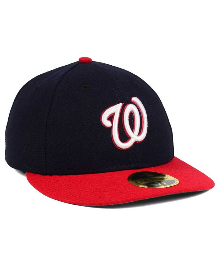 New Era Washington Nationals Low Profile AC Performance 59FIFTY Cap ...