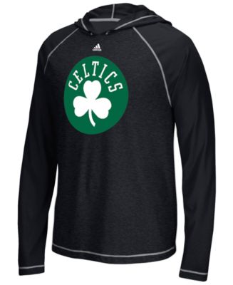 adidas Men's Boston Celtics Full Primary Logo Climalite Hoodie - Macy's