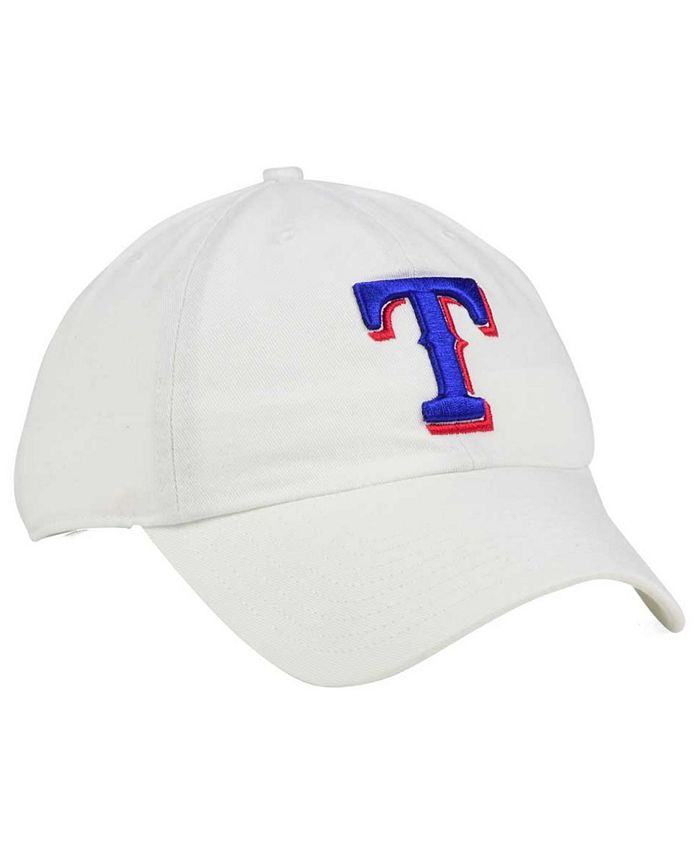 '47 Brand Texas Rangers White Clean Up Cap - Macy's