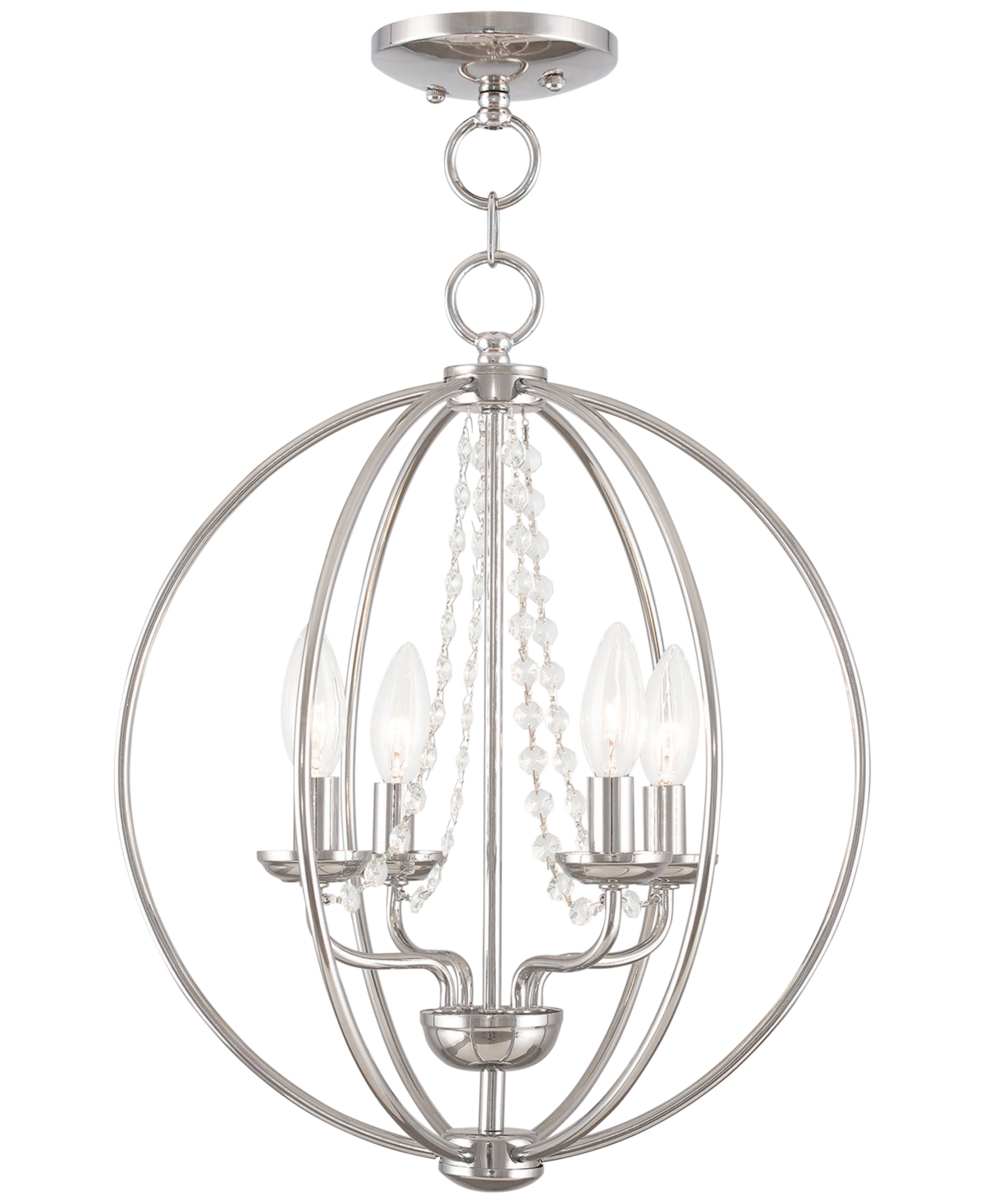 Click here for Livex Arabella 15 Pendant - Polished Chrome prices