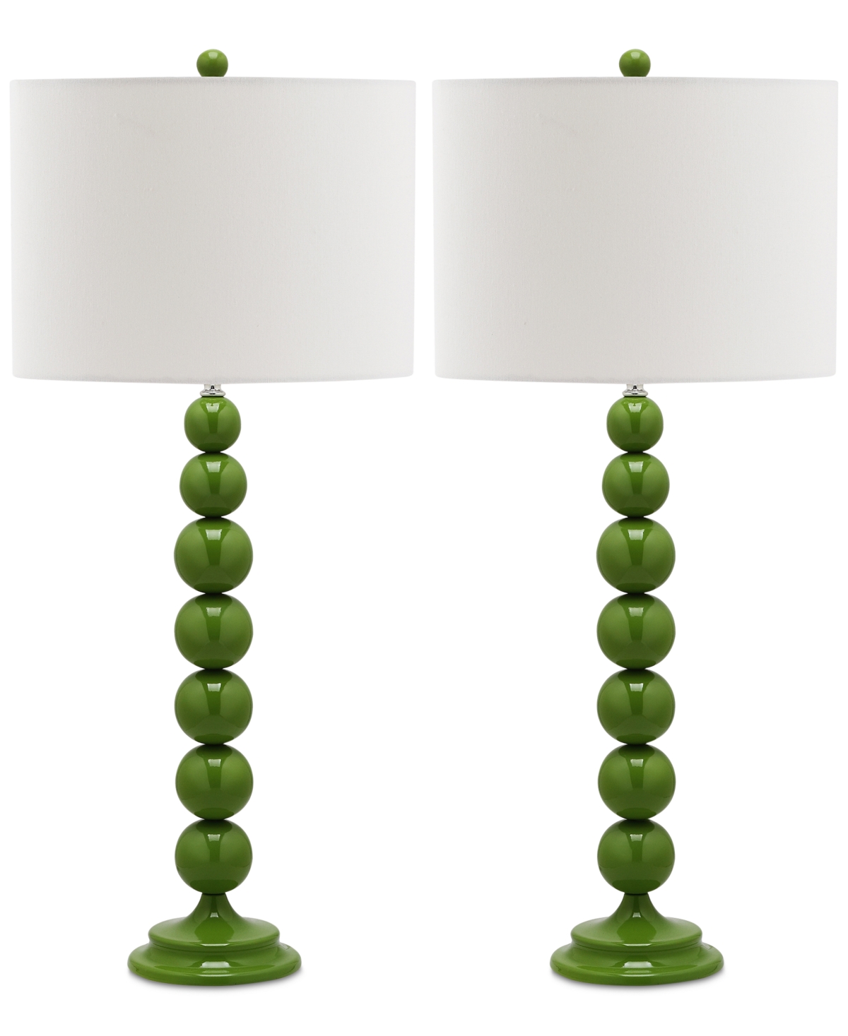 Click here for Safavieh Set of 2 Irene Table Lamps - Green prices