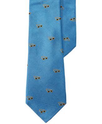 Lauren Ralph Lauren Men's Light Blue Sunglass Novelty Tie - Macy's