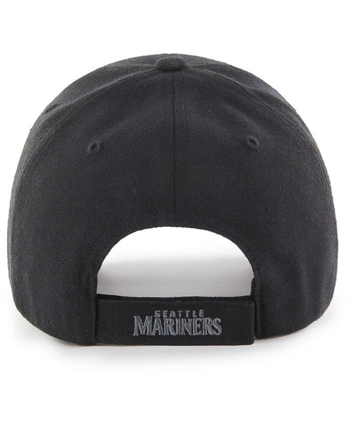 '47 Brand Seattle Mariners MVP Black and Charcoal Cap - Macy's