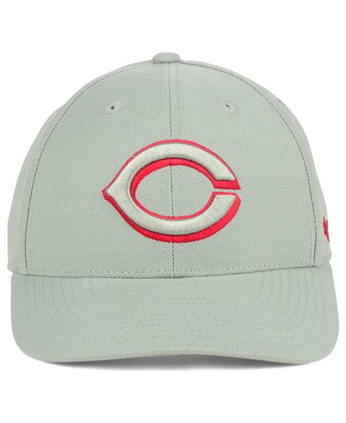 '47 Brand Cincinnati Reds MVP Gray TC Pop Cap - Macy's