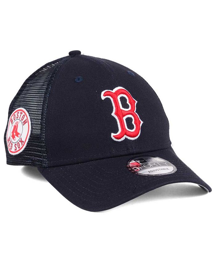 New Era Boston Red Sox Team Trucker Patch 9FORTY Snapback Cap - Macy's