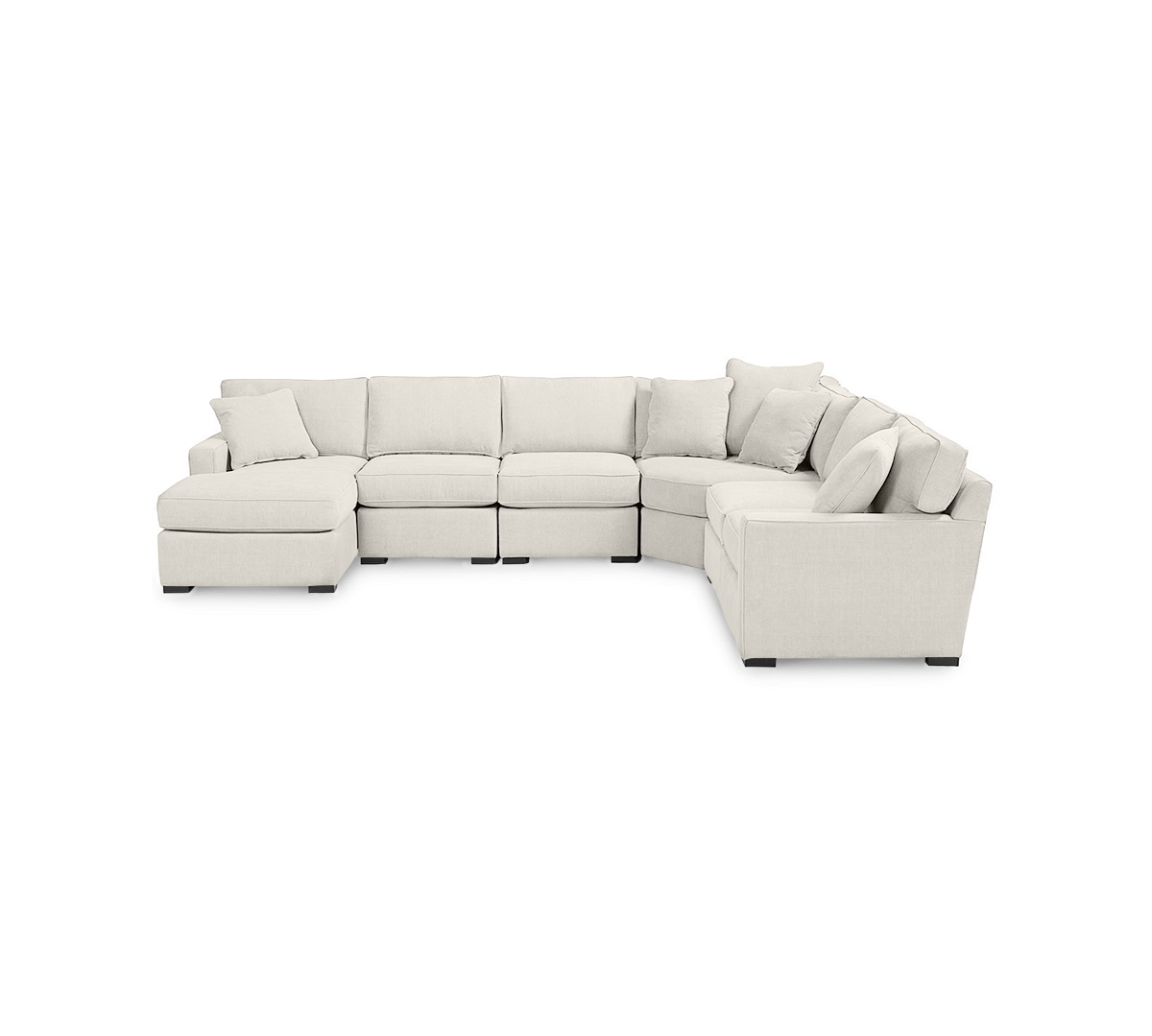 Click here for Radley Fabric 6-Piece Chaise Sectional with Wedge... prices