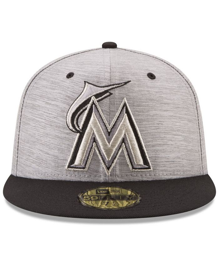 New Era Miami Marlins Silver Dollar 59FIFTY Fitted Cap - Macy's