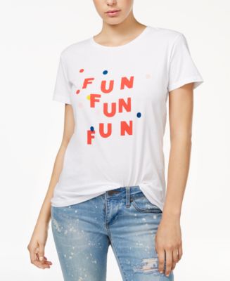 ban.do Cotton Fun Fun Fun Graphic T-Shirt - Macy's