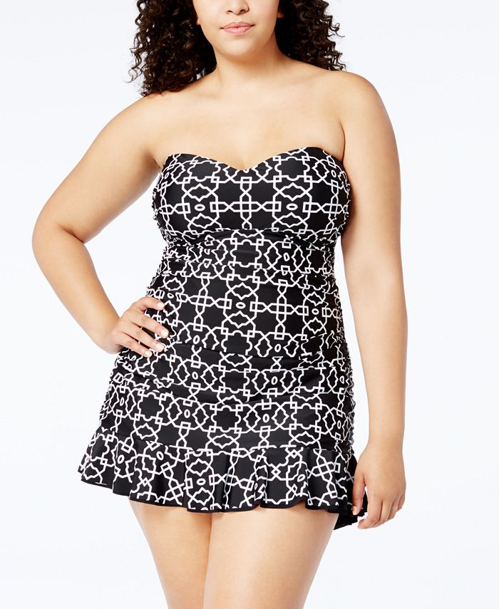 Profile by Gottex Profile by Gottex Plus Size Casablanca Tummy-Control ...