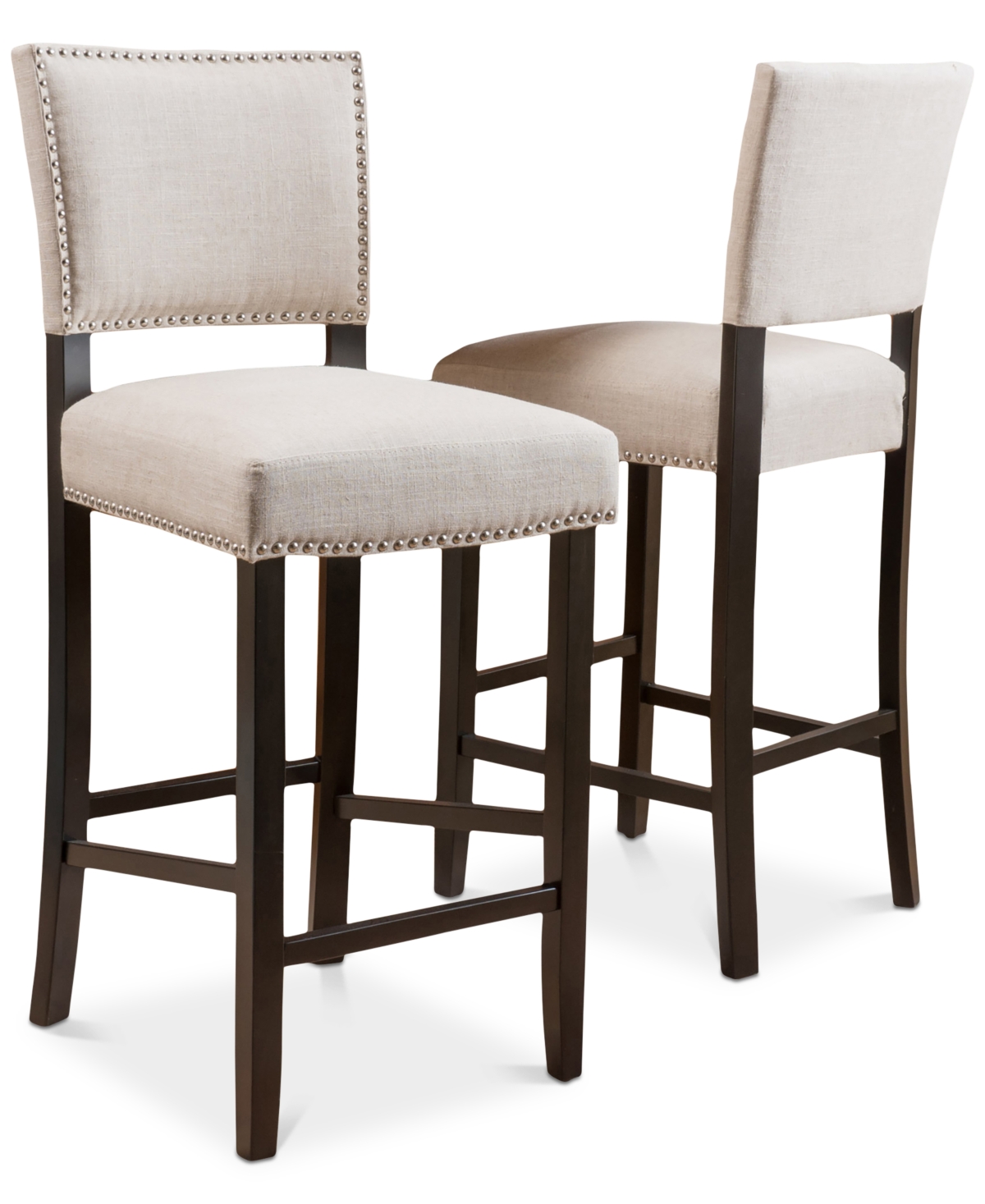 Click here for Garven Bar Stool (Set Of 2) - Dark Beige prices