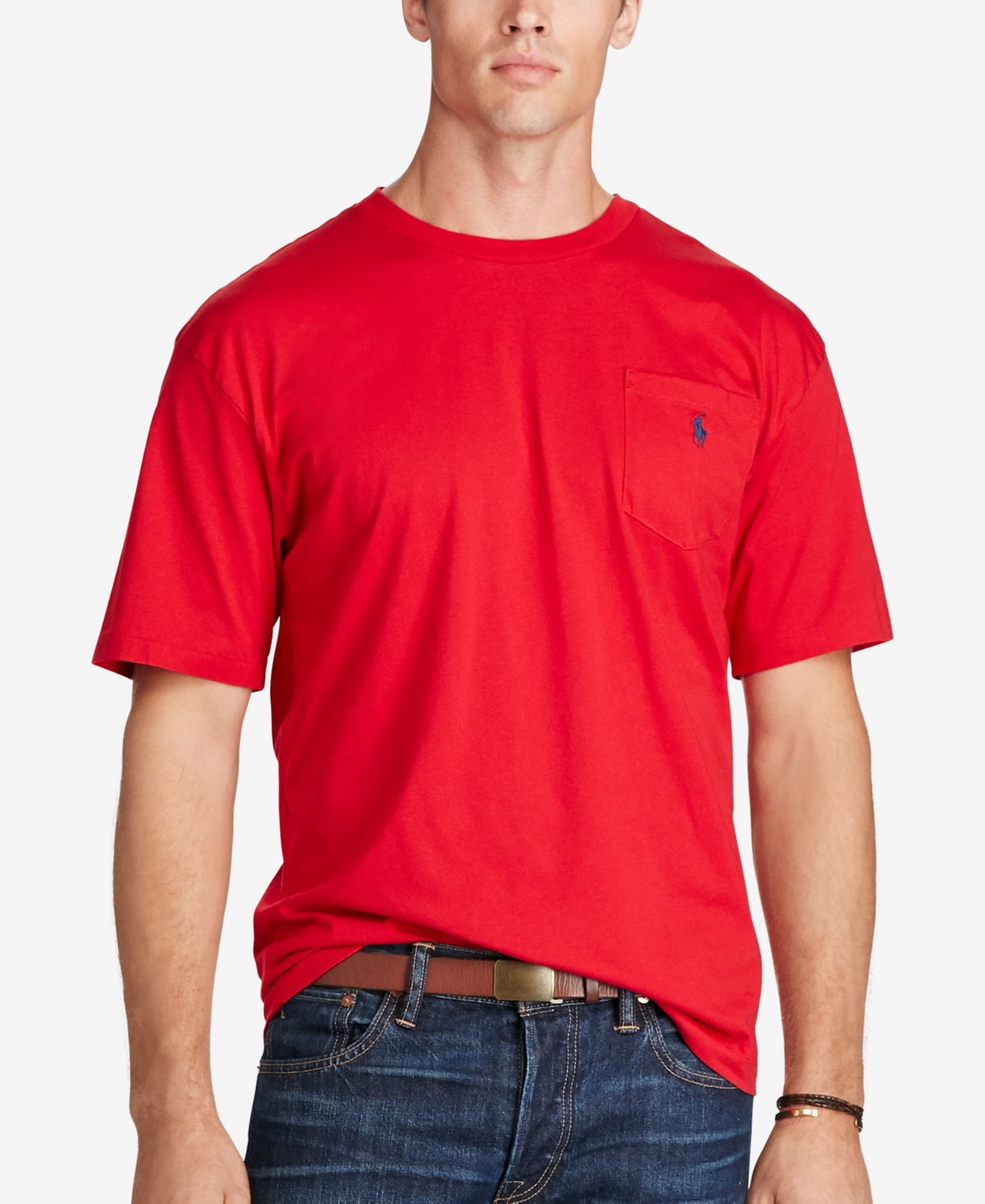 Click here for Polo Ralph Lauren Mens Big & Tall Crew-Neck Pocket... prices